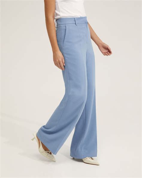 Lydia Stretch Wide Leg Pants Oxford Shop