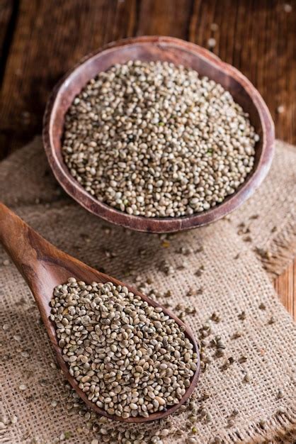 Premium Photo Some Hemp Seeds