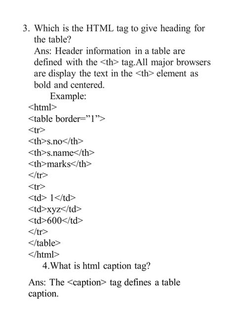 Class Vii Computers Html Docx