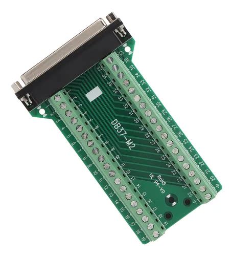 Conector De Conexión Terminal Db37 Placa Pcb Recta Cuotas Sin Interés