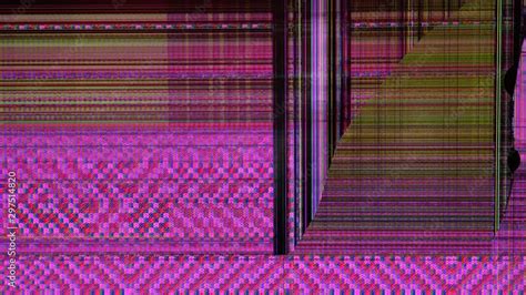 Bad Lcd Monitor Damaged Matrix Incorrectly Displays The Video Signal