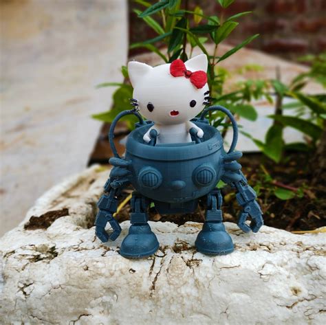 👋 Hello Kitty Bot A Robot Piloted By An Adorable Hello Kitty・ Stl File