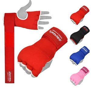 MMA Boxing Inner Gloves Padded Hand Wraps Bandages Protector MuayThai