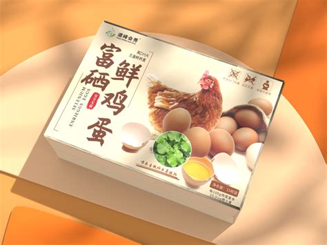高端富硒鲜鸡蛋盒包装设计 Zhaora 站酷zcool