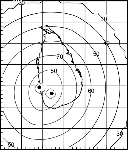 The Calculated Detection Efficiency For The 2 Df Location System