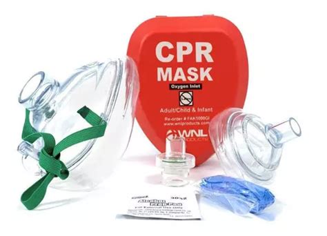 Mascarilla Portatil Primeros Auxilios Rcp Adultos Niños Bebe Envío gratis