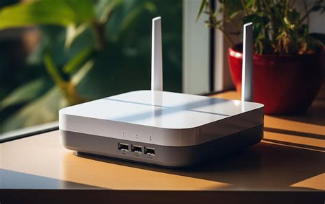 Wireless Router Premium Ai Generated Image