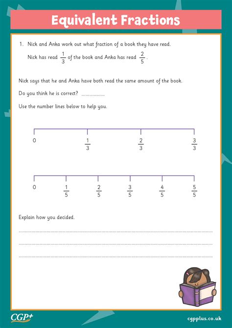 Equivalent Fraction Bar Model Problems Foundation Year 3 Cgp Plus