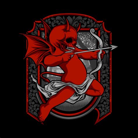 Devil Cupid Illustration 5308184 Vector Art At Vecteezy