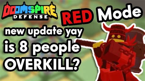 8 People VS Red Mode Doomspire Defense YouTube
