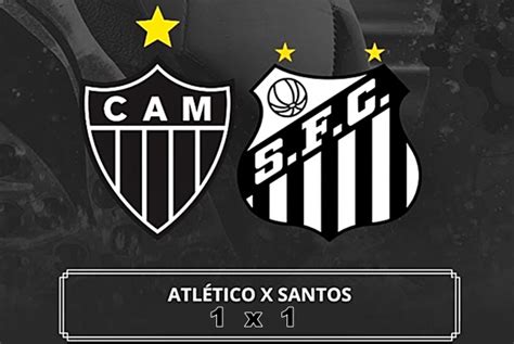 Gols E Melhores Momentos De Atlético Mg E Santos Galo E Peixe Empatam
