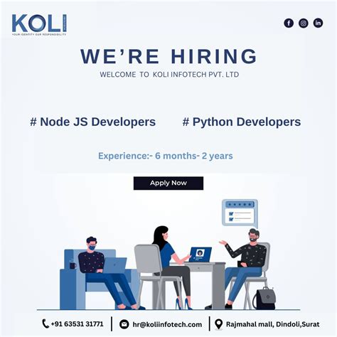 Sangeeta Koli On Linkedin Hiring Koli Koliinfotechpvtltd Hiring