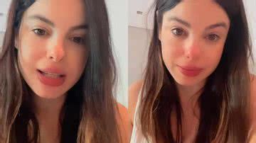 Sthefany Brito conta reação dramática do filho ao conhecer o irmão Caos