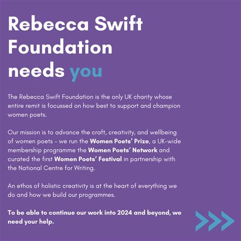 Rebecca Swift Foundation Fundraiser Rebecca Swift Foundation