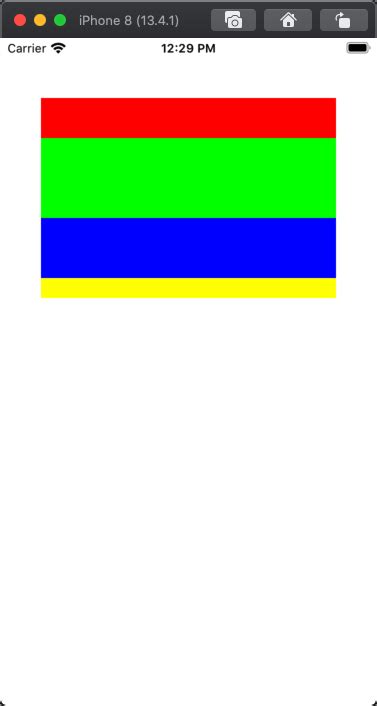 Ios Creating A Uistackview With Percentage Values For Distribution