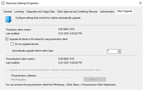 Sccm Site Upgrade 2107 To 2207 Stuck On Updating Preproduction Package