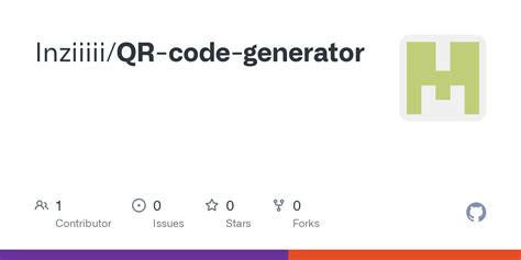 Github Inziiiii Qr Code Generator