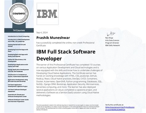 prashik muneshwar on linkedin ibm fullstackdeveloper cloudcomputing