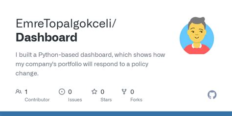 Github Emretopalgokcelidashboard I Built A Python Based Dashboard Which Shows How My
