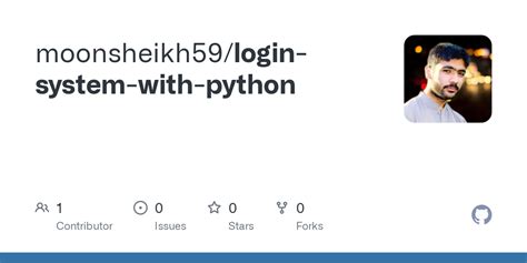 Github Moonsheikh Login System With Python