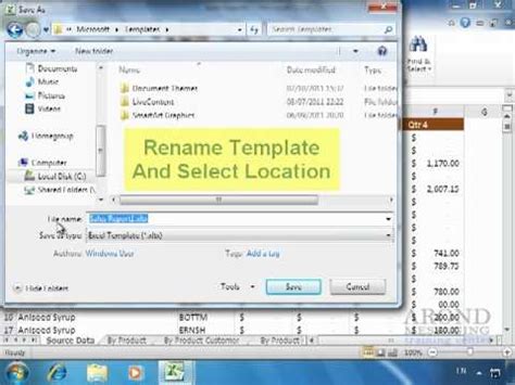 Using Excel Create A New Workbook From A Template YouTube