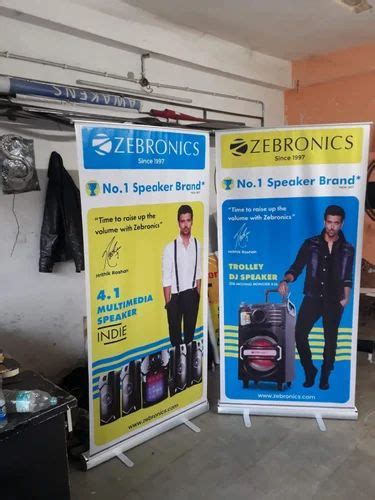 White Base PVC Advertising Roll Up Standee Size X Feet Lxw At Piece In Nagpur
