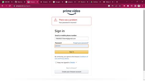 Unable To Login Amazon Prime Video Issue 7 Him104 Codepanda Batch