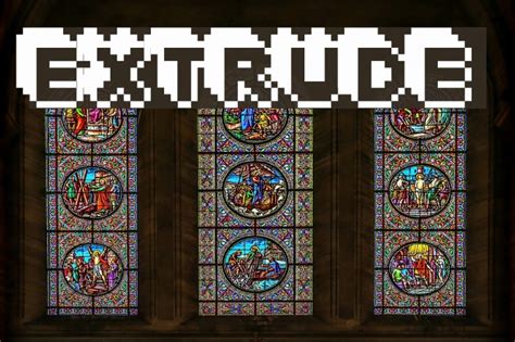 Extrude Font FFonts Net