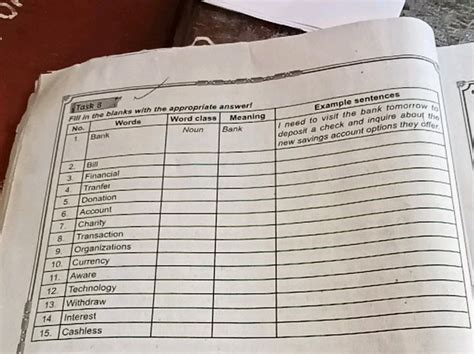 Task 8 Fill In The Blanks With The StudyX