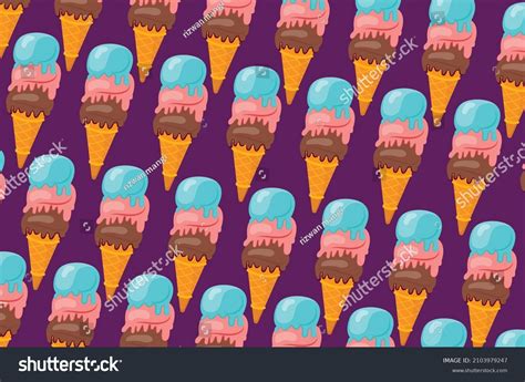 Retro Ice Cream Vector Illustrator Stock Vector Royalty Free 2103979247 Shutterstock