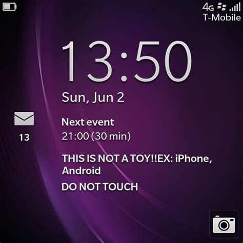 My Message On Lock Screen I Find It Funny BlackBerry Forums At