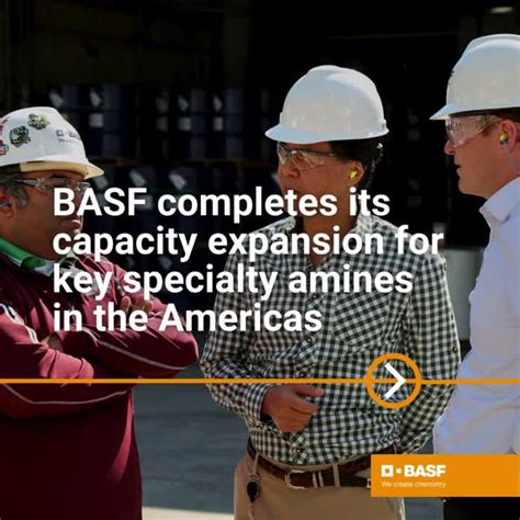 [video] Basf Chemical Intermediates On Linkedin Basf Completes Its Capacity Expansion For Key