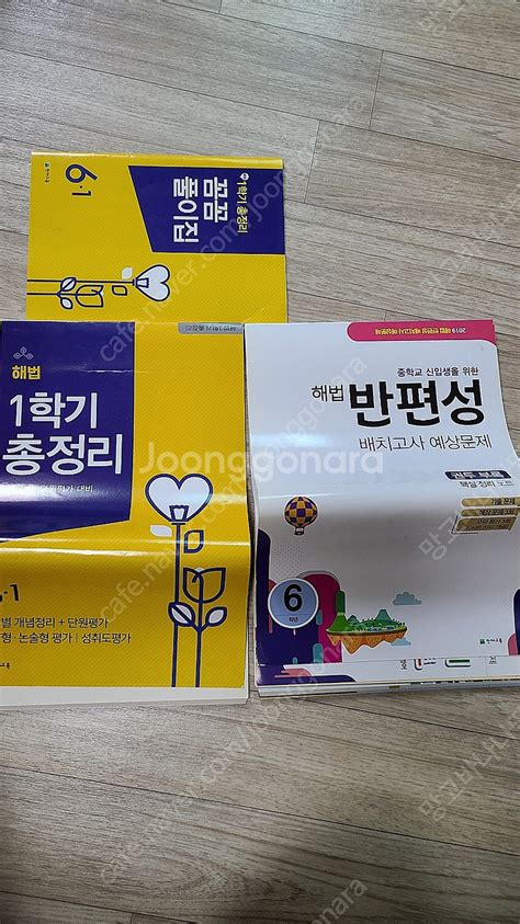 6학년 총정리 문제집 새책 2권 학습 교육 중고나라