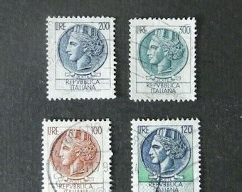 100 Lire Stamp Etsy