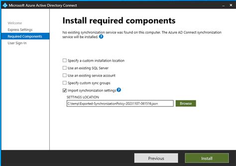 migrate microsoft entra connect azure ad connect to a new server