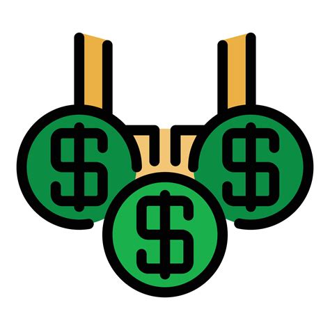 Grants Icon Color Outline Vector 15072558 Vector Art At Vecteezy