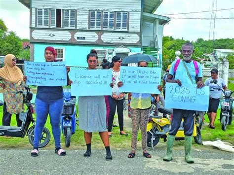 E Bike Law About Road Safety Vp Jagdeo Guyana Times