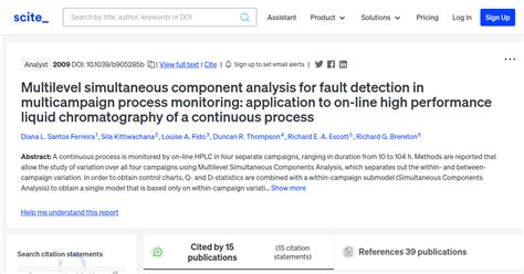 multilevel simultaneous component analysis for fault detection in