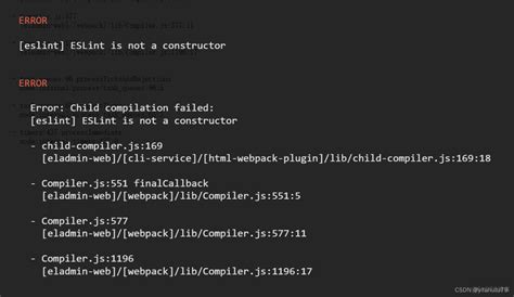 webstrom error in [eslint] eslint is not a constructor wx63aa739f9cbb7的技术博客 51cto博客