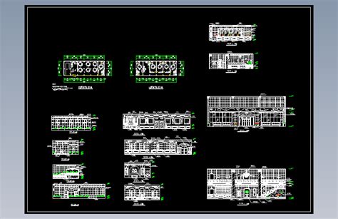 西式餐厅平立面建筑图纸 Autocad 2000 模型图纸下载 懒石网