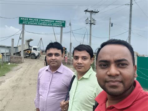 md ashraful islam akash on linkedin suddenly visited 100mw solar