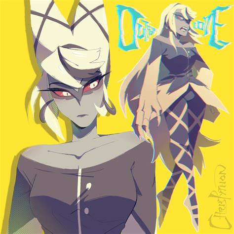 Carmilla Carmine Hazbin Hotel Drawn By Chriz Python Danbooru