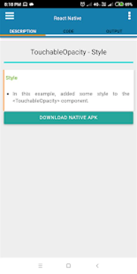 Android 용 Learn React Native Tutorial APK 다운로드