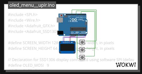 Oled Menu O Copy Wokwi Esp32 Stm32 Arduino Simulator