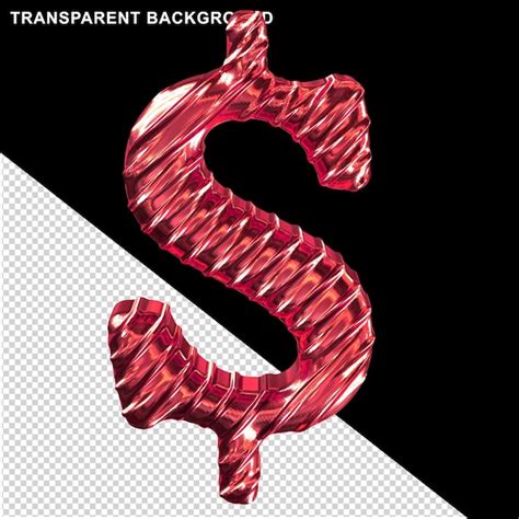 Premium Psd Ribbed Red Symbol