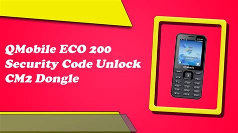 QMobile ECO 200 Security Code Unlock Using CM2 Dongle YouTube