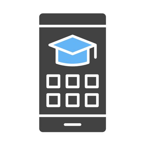 Education App Generic Blue Icon