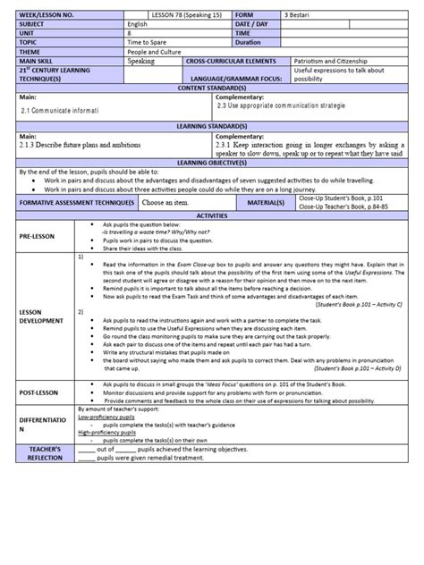 Lesson 78 Pdf Learning Communication