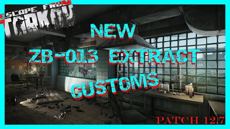 New Customs Extract And Power Zb 013 12 7 Ft Bonus Content Escape From Tarkov Oddless