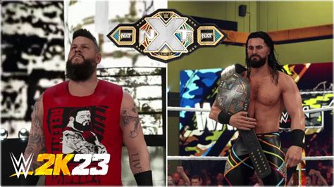 Wwe 2k23 Kevin Owens Vs Seth Rollins Nxt Championship Match Pc